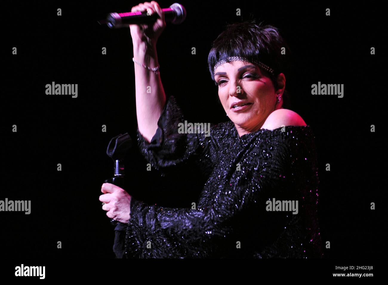 Liza Minelli performs in concert in Milan, Italy Stock Photo - Alamy