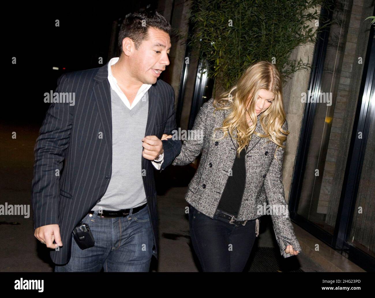 Singer Fergie of the Black Eyed Peas seen out and about with a friend ...
