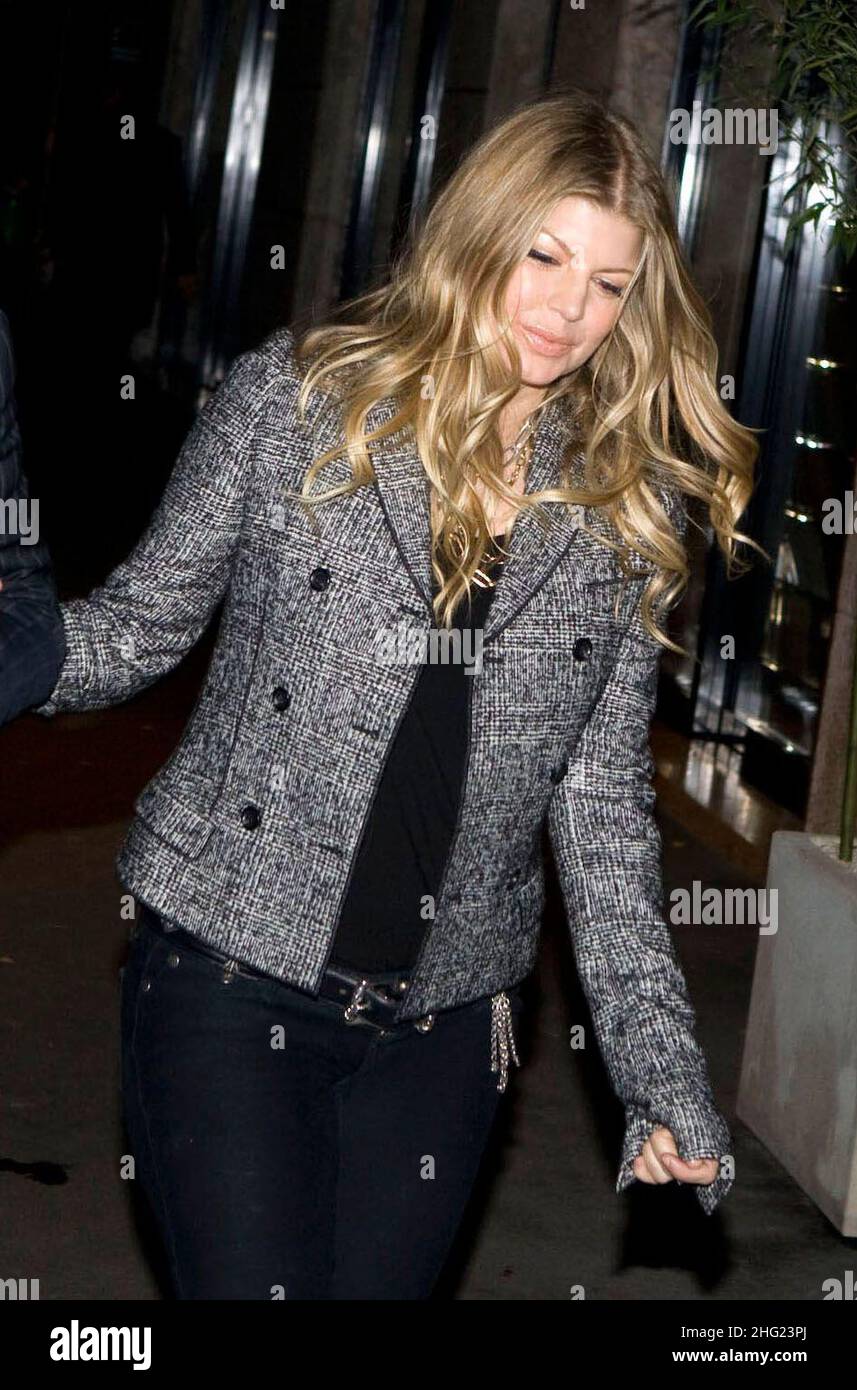 Singer Fergie of the Black Eyed Peas seen out and about with a friend ...