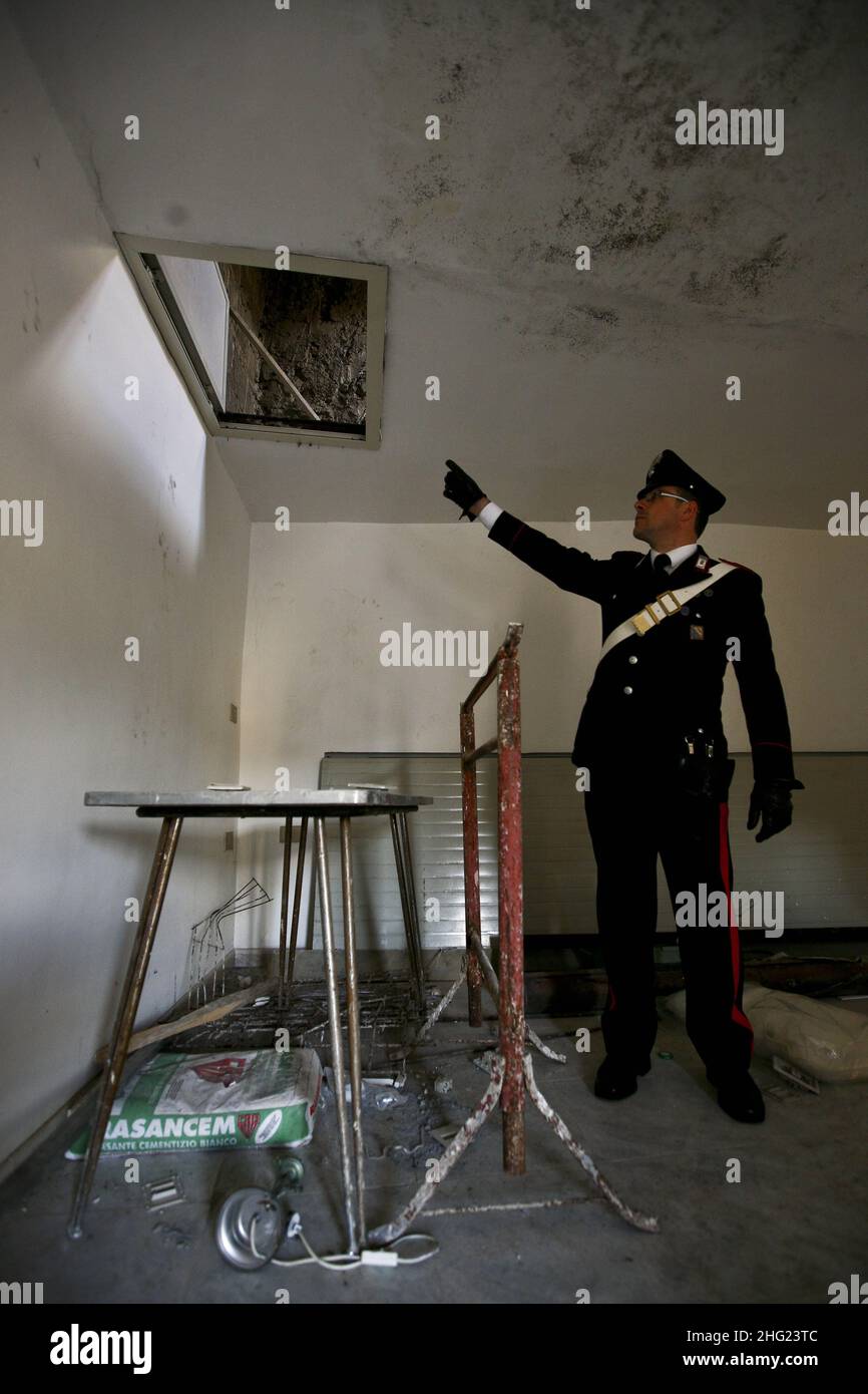 The building where where Giuseppe Setola was arrested in connection ...