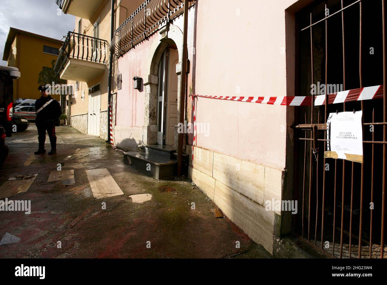 The building where where Giuseppe Setola was arrested in connection ...