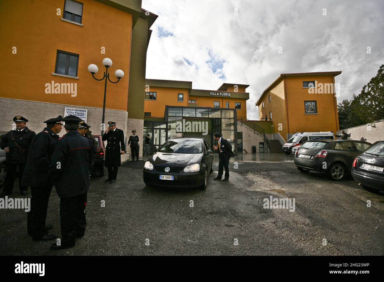 The building where where Giuseppe Setola was arrested in connection ...