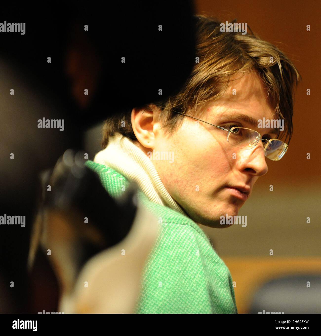 Raffaele Sollecito during his trial for the murder of English student ...