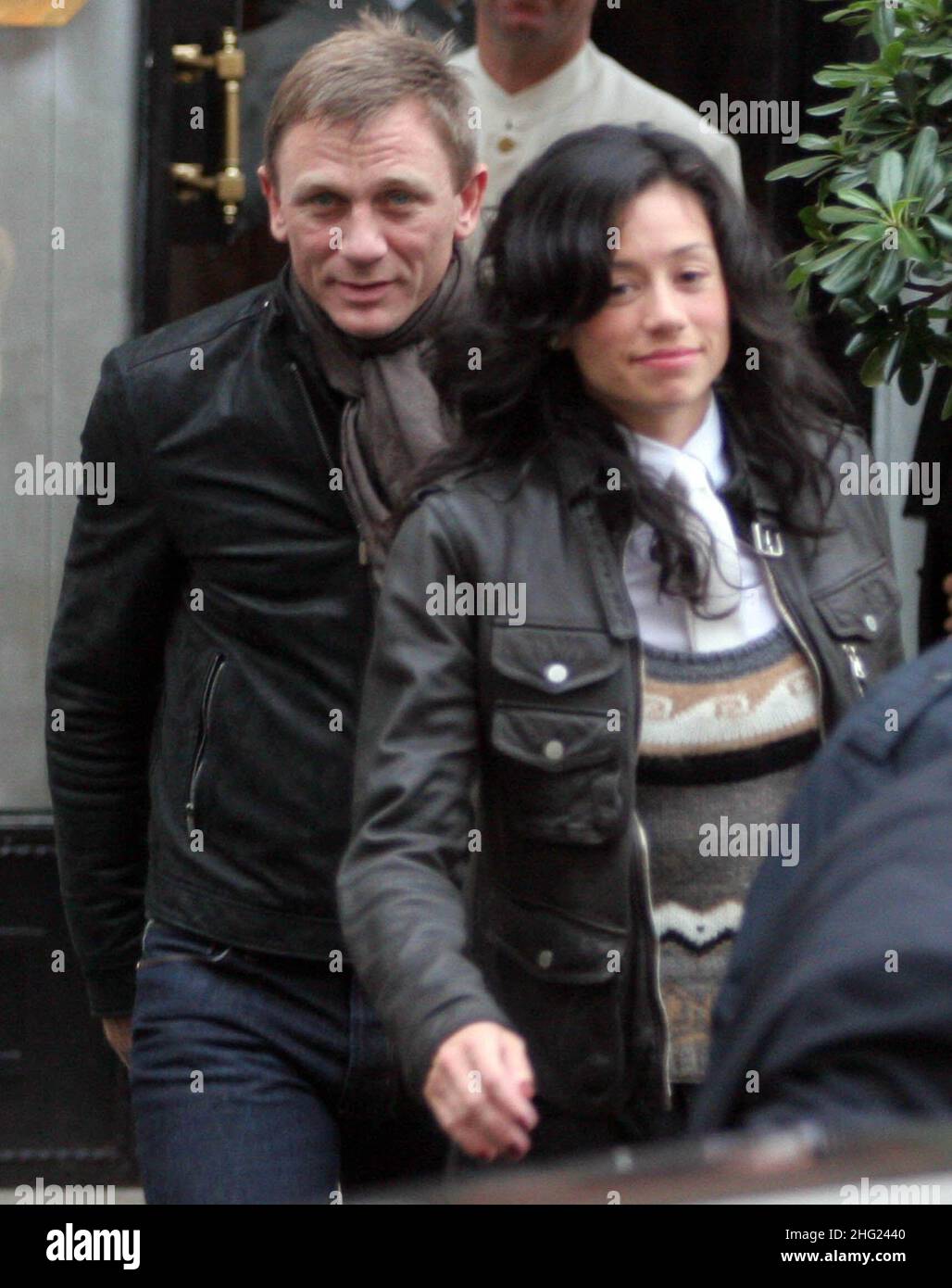 Actor Daniel Craig is spotted shopping at Borsalino hat store in Rome ...