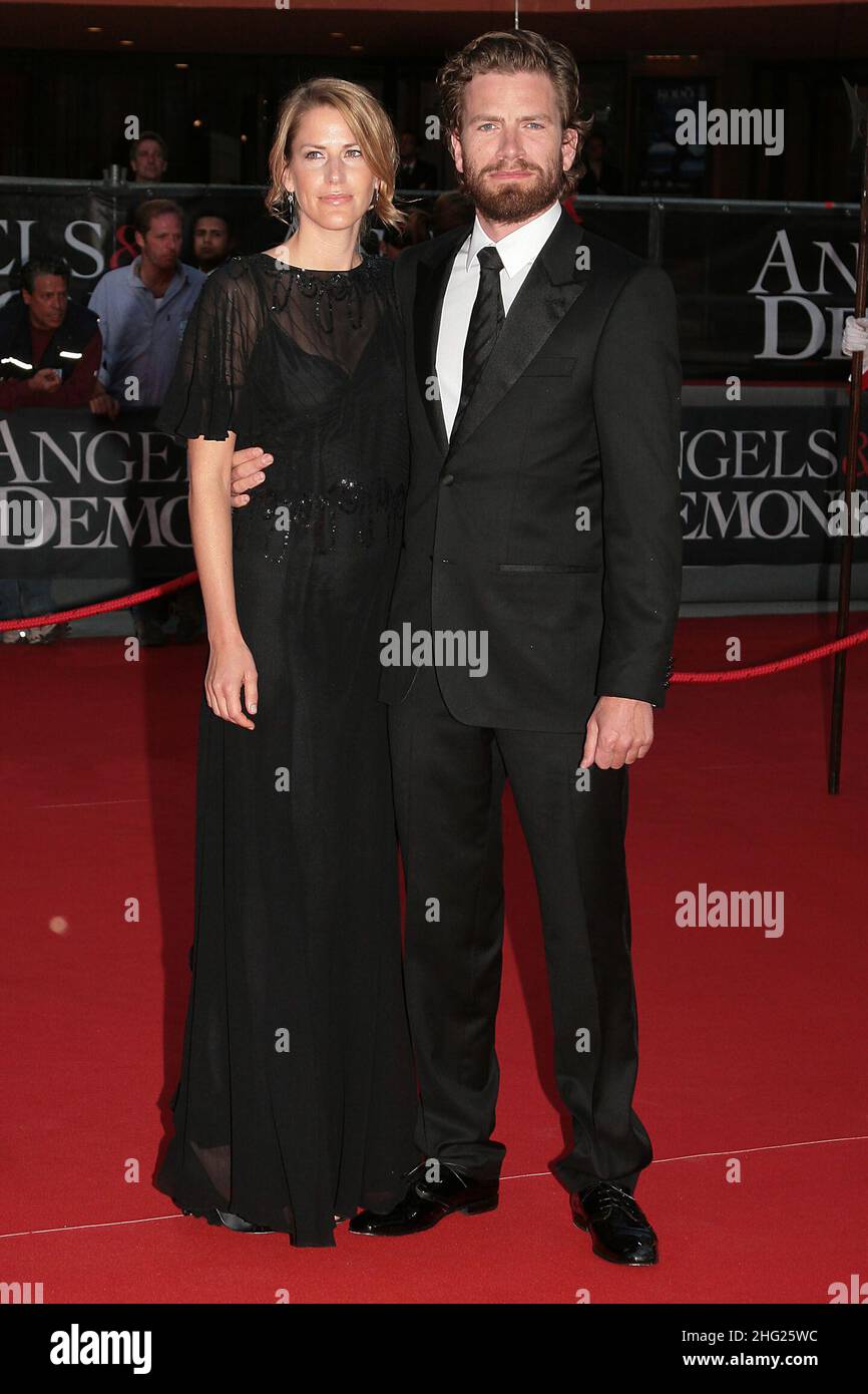 Nicholas Kaas at the world premiere of Angels and Demons in Rome Stock ...