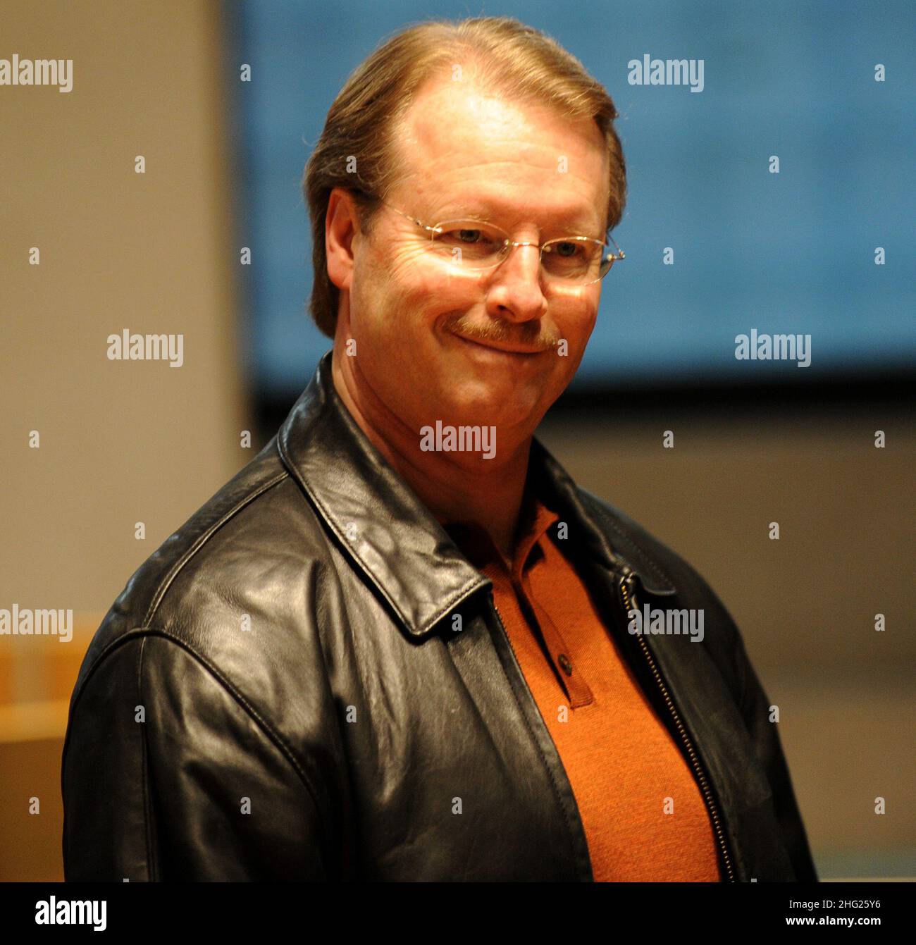 Amanda Knox's father Curt at the sixth hearing of the trial of Meredith ...