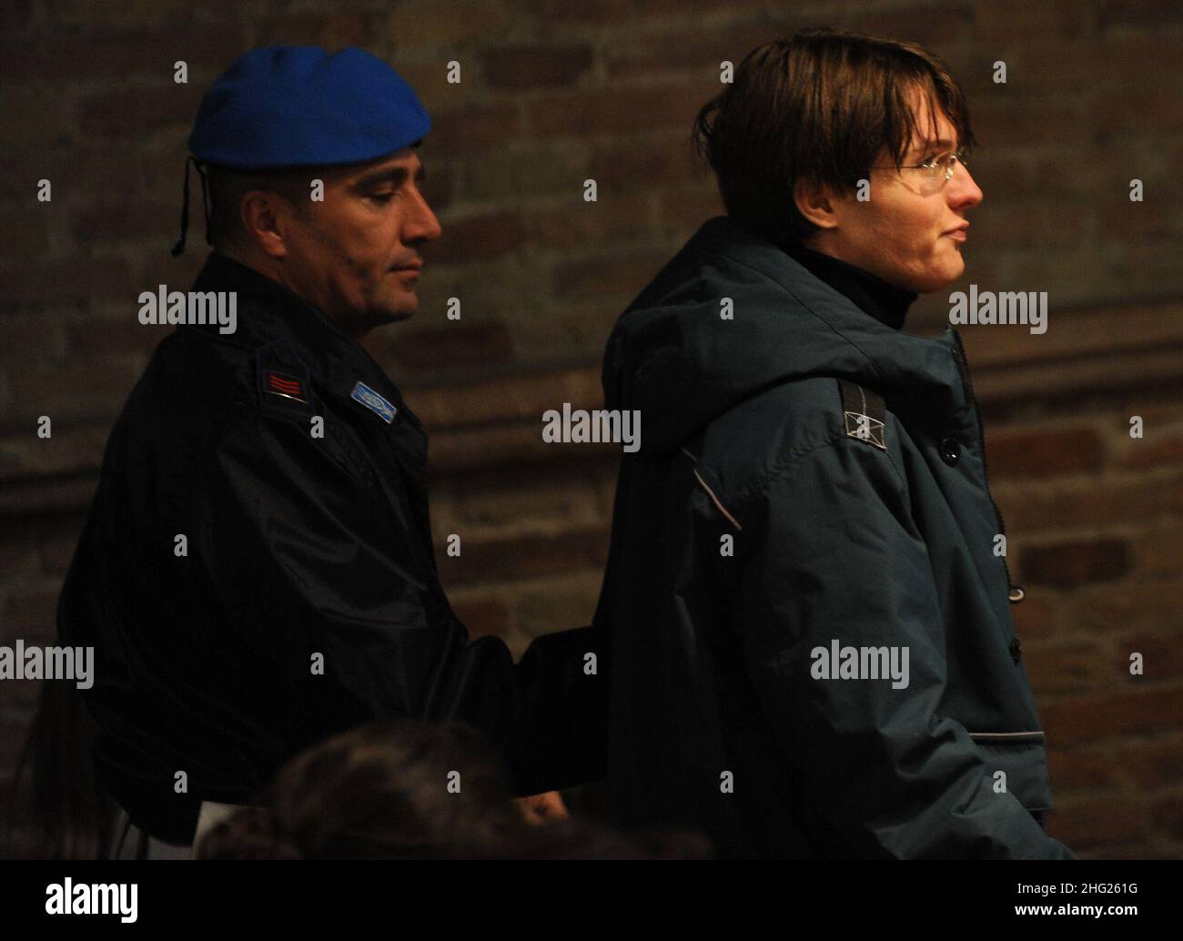 Accused Raffaele Sollecito pictured during the fourth hearing in the ...