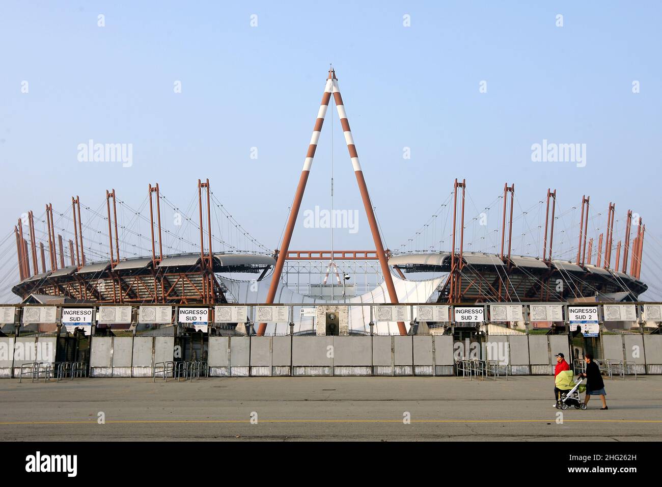 General view of the Delle Alpi Stadium of Turin Stock Photo - Alamy