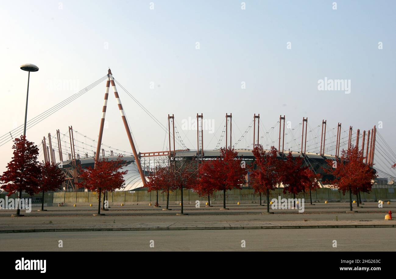 General view of the Delle Alpi Stadium of Turin Stock Photo - Alamy
