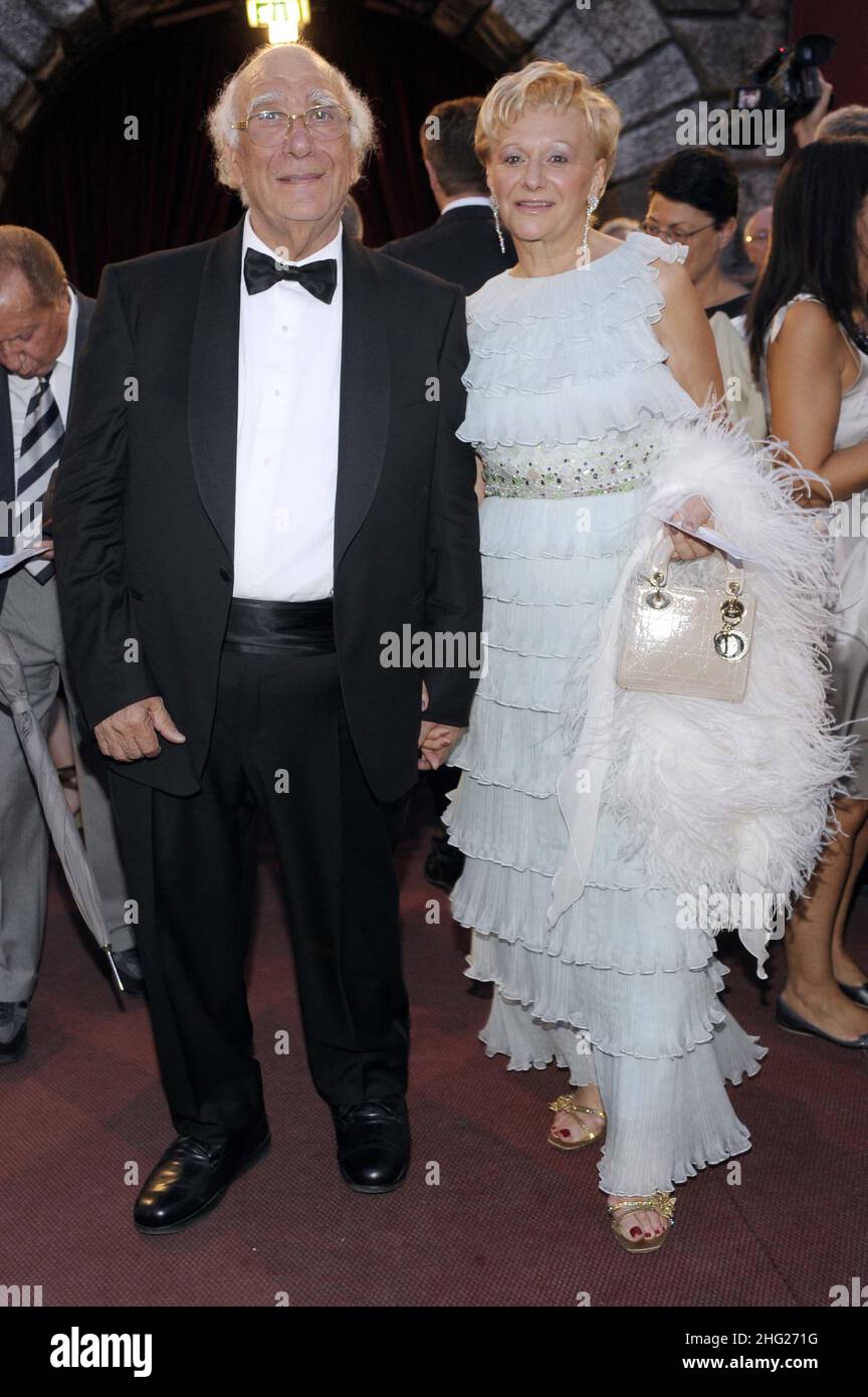 John Rana and his wife Antonia at the opening of the 87th Festival ...