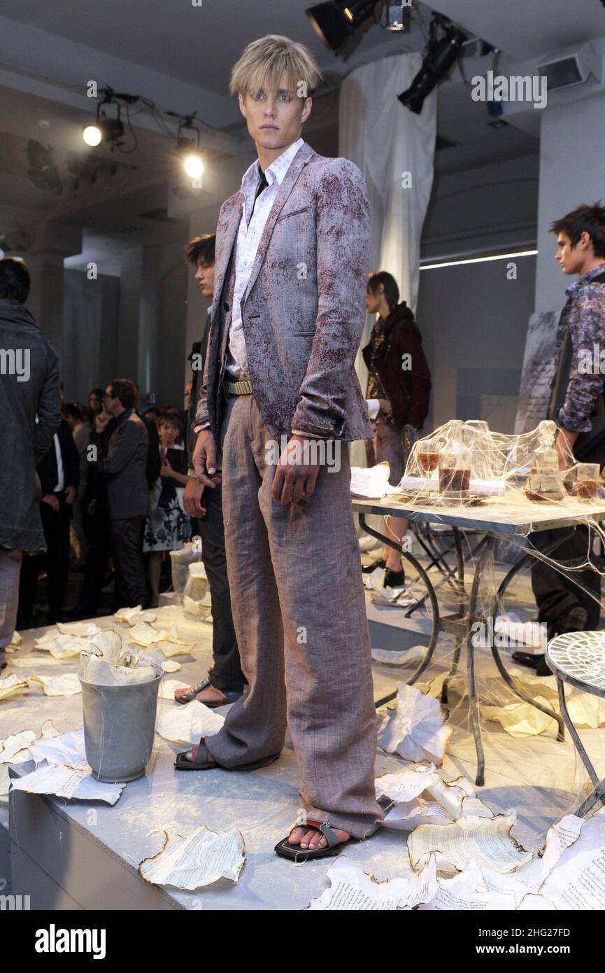 Models wear creations from the Byblos Spring/Summer 2009/2010 ...