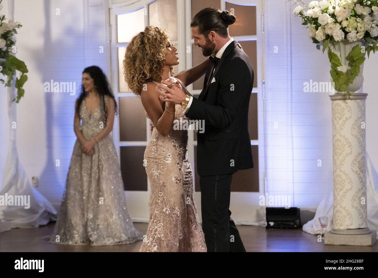 JOE MILLIONARE: FOR RICHER OR POORER, front from left: Suzette James ...