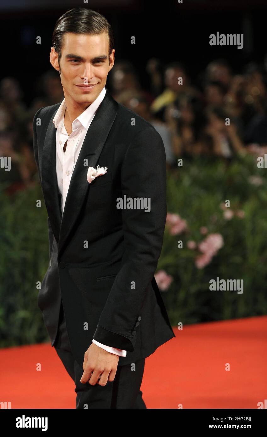 Model Jon Kortajarena arrives at the 'A Single Man' screening during ...