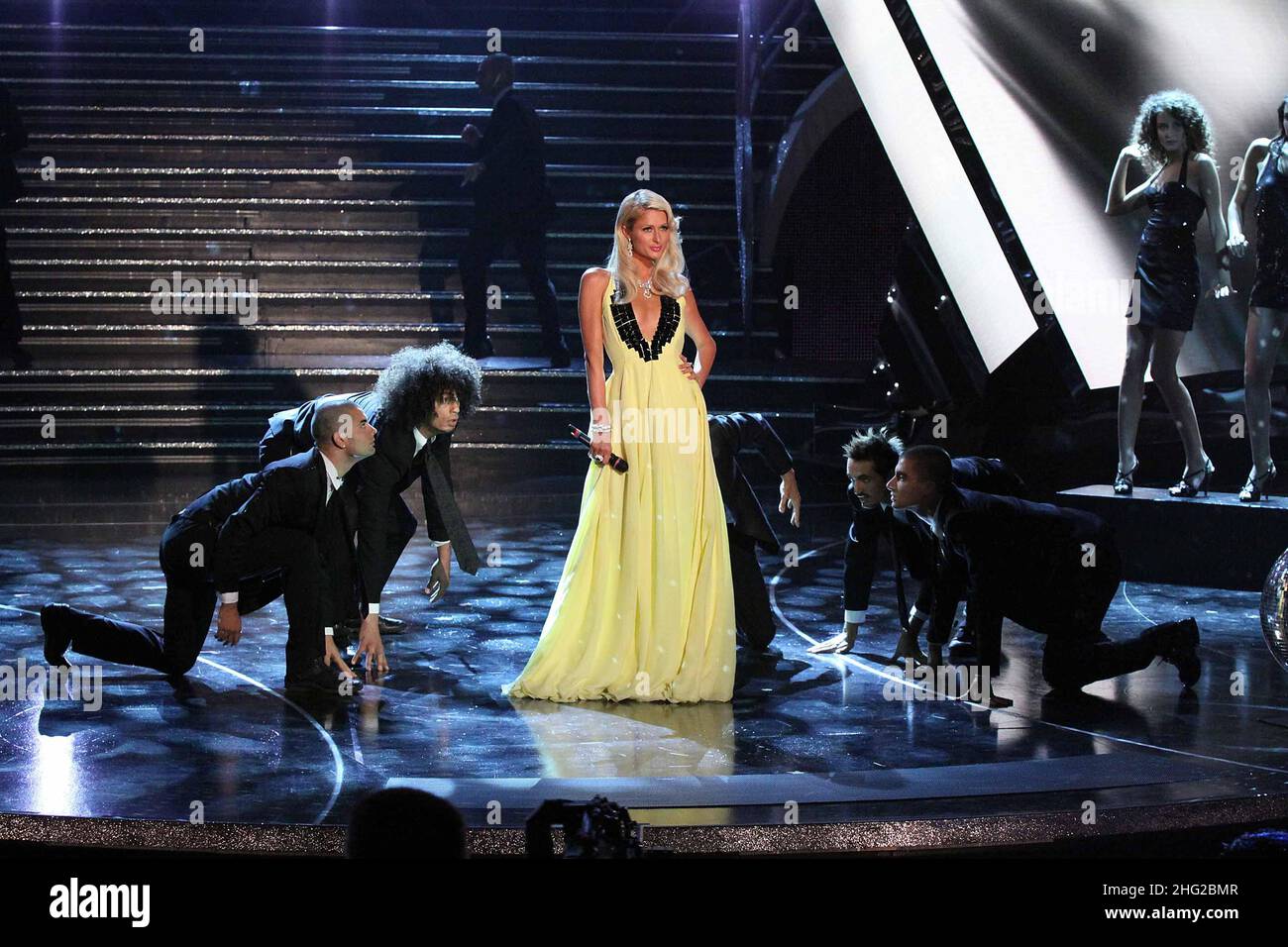 Paris Hilton pictured as the guest of honor at the first episode of the ...
