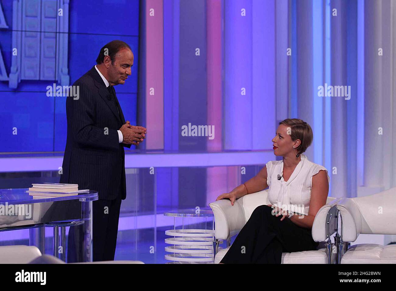 Federica Pellegrini appears on Italian TV show "Porta a Porta", Italy ...