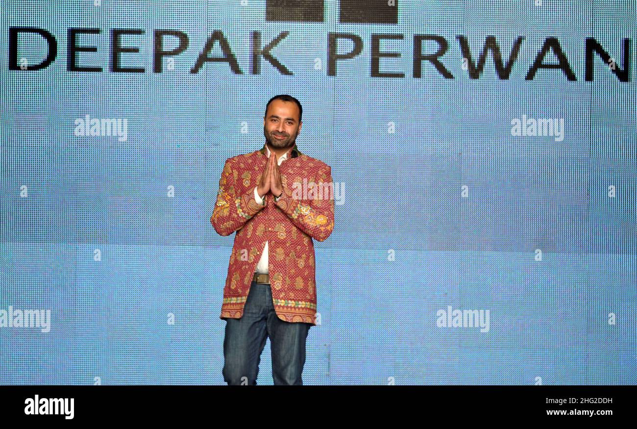 Designer Deepak Perwani during the Pakistani New Upcoming Designers ...