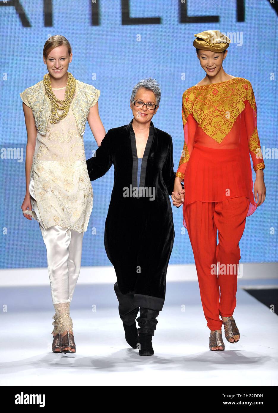Designer Maheen Khan during the Pakistani New Upcoming Designers ...