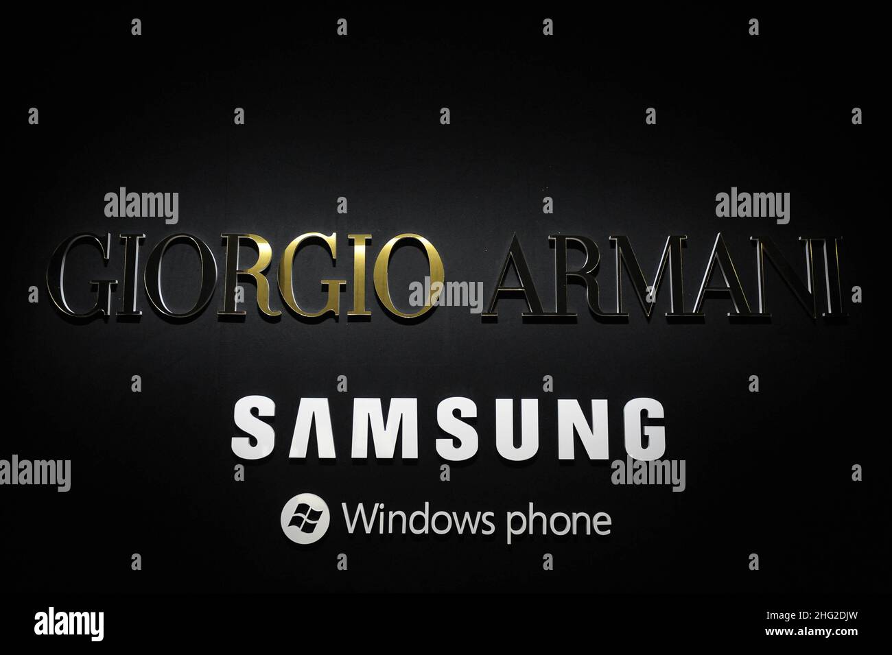 Giorgio armani phone hi-res stock photography and images - Alamy