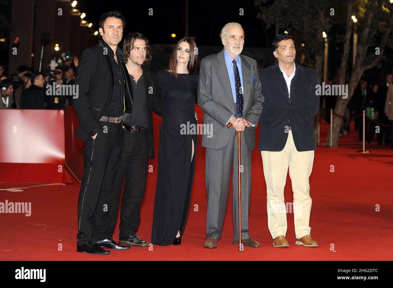 The cast of 'Triage' attend the screening of "Triage' at the Rome ...