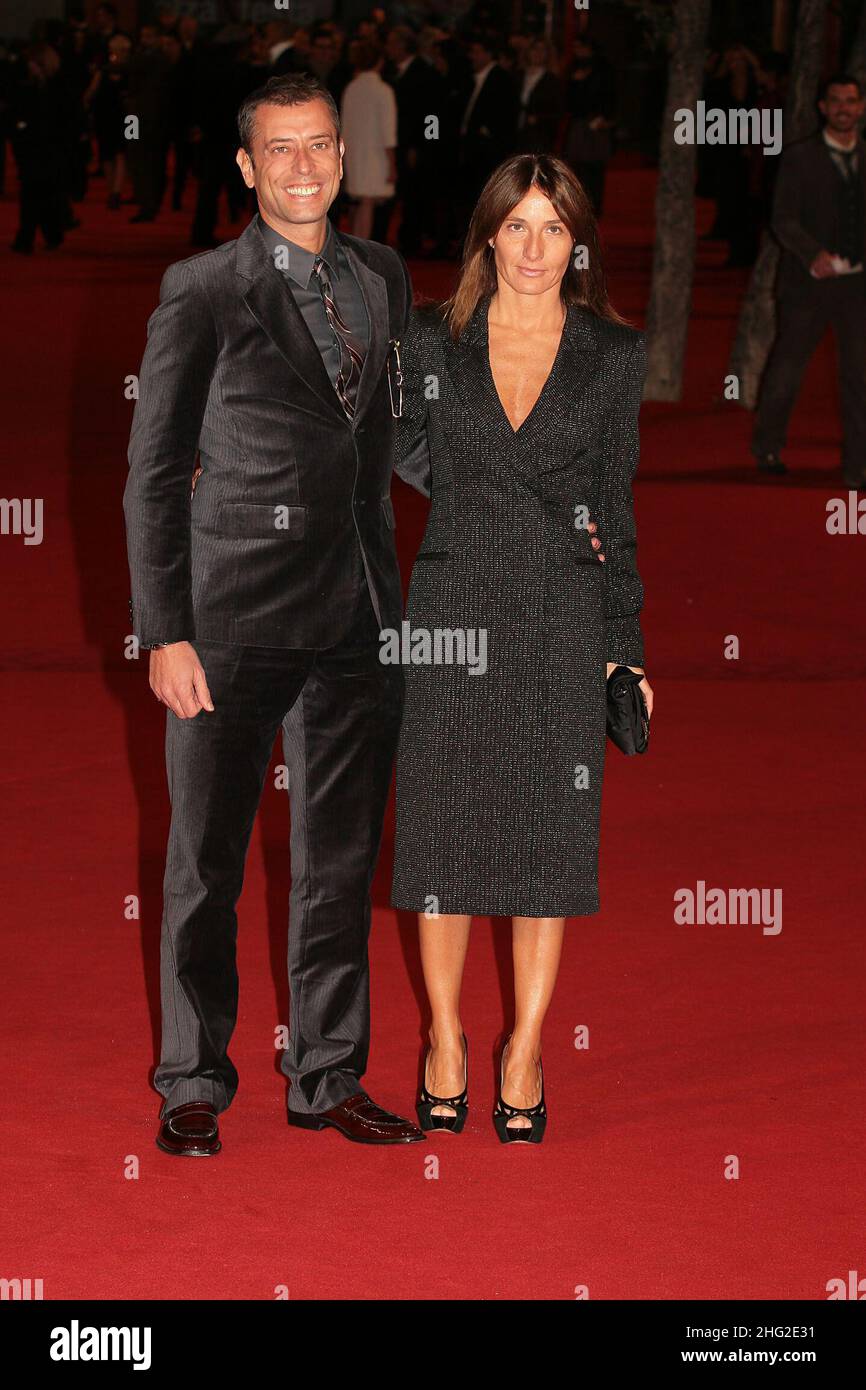 Mariasole Tognazzi Ivan Cotroneo arriving for the screening of the film ...