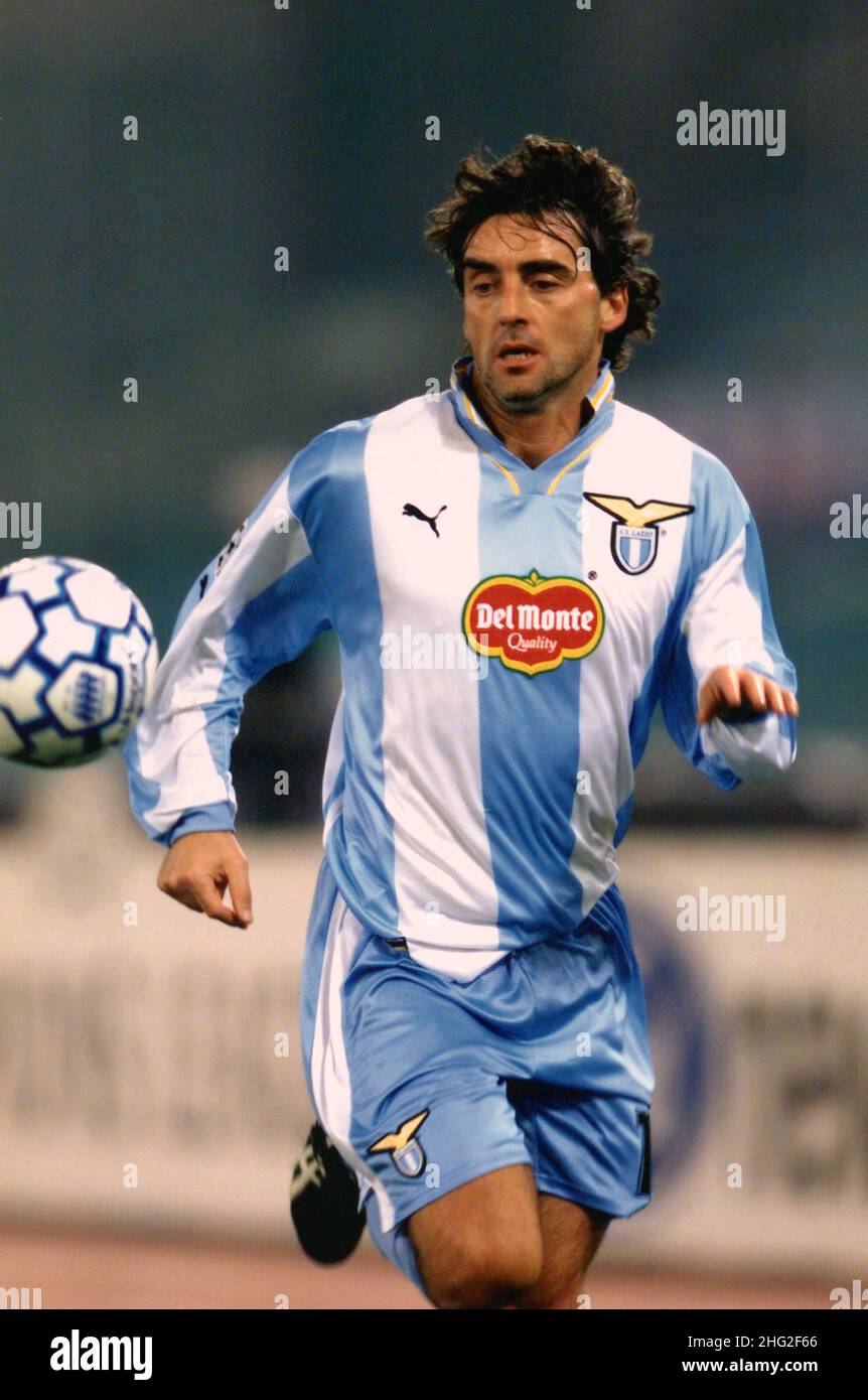 Lazio's Roberto Mancini in action Stock Photo - Alamy