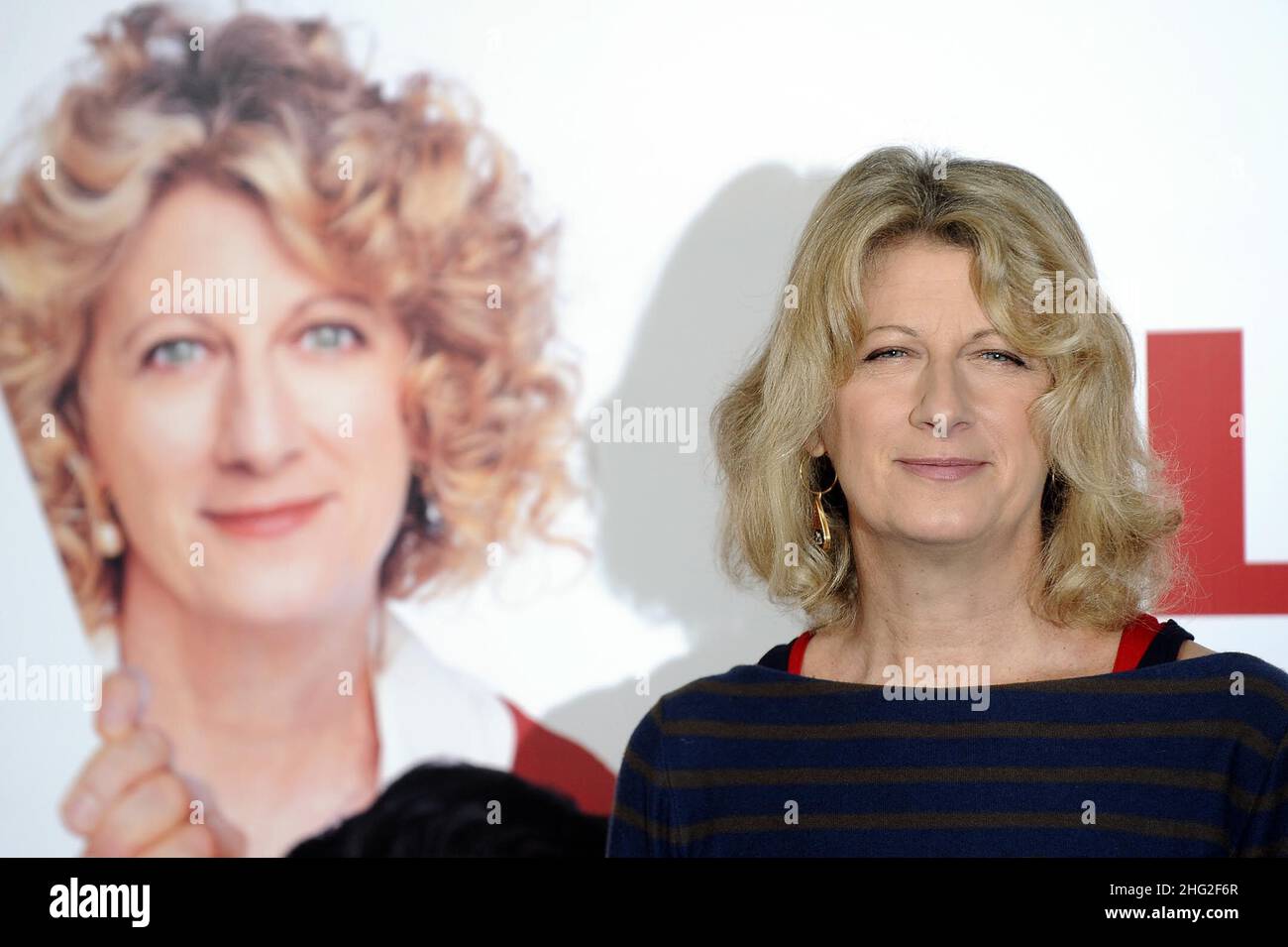 Angela Finocchiaro poses during a photocall for the movie 'Loro e Lara ...