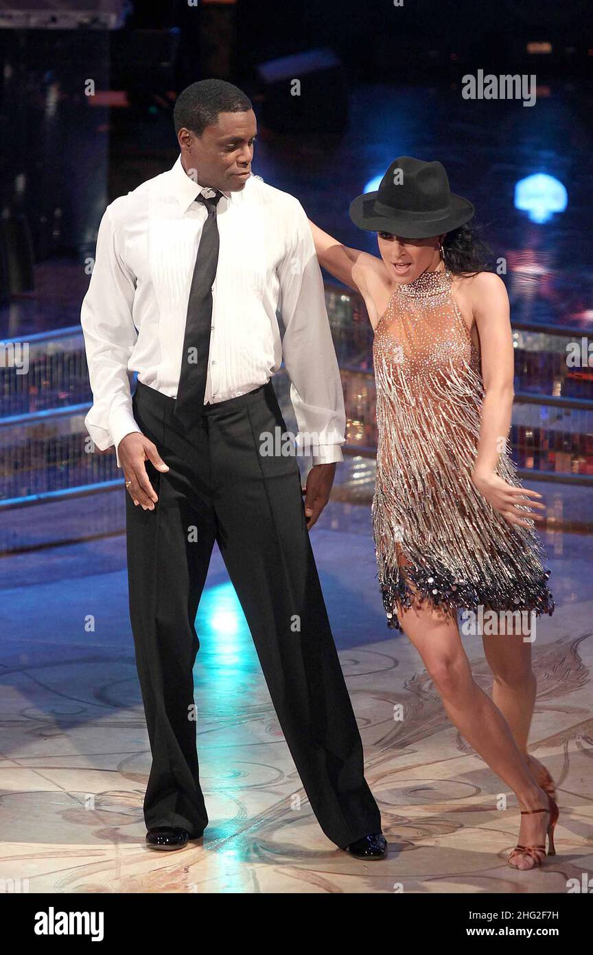 Former US athlete Carl Lewis appears on the Italian TV show 'Dancing ...