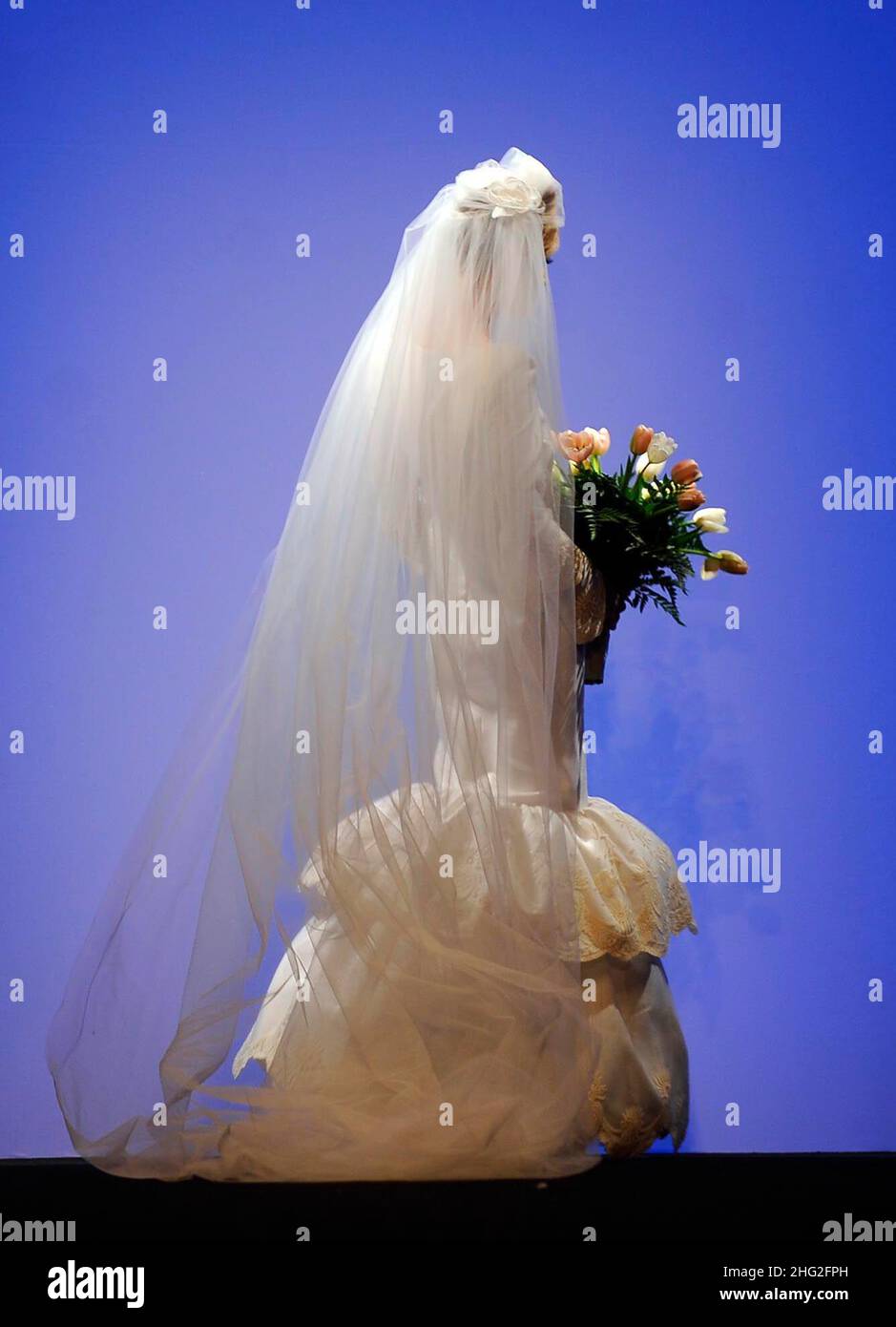 A model wears a creation by Lorenzo Riva for his Spring/Summer 2010 ...