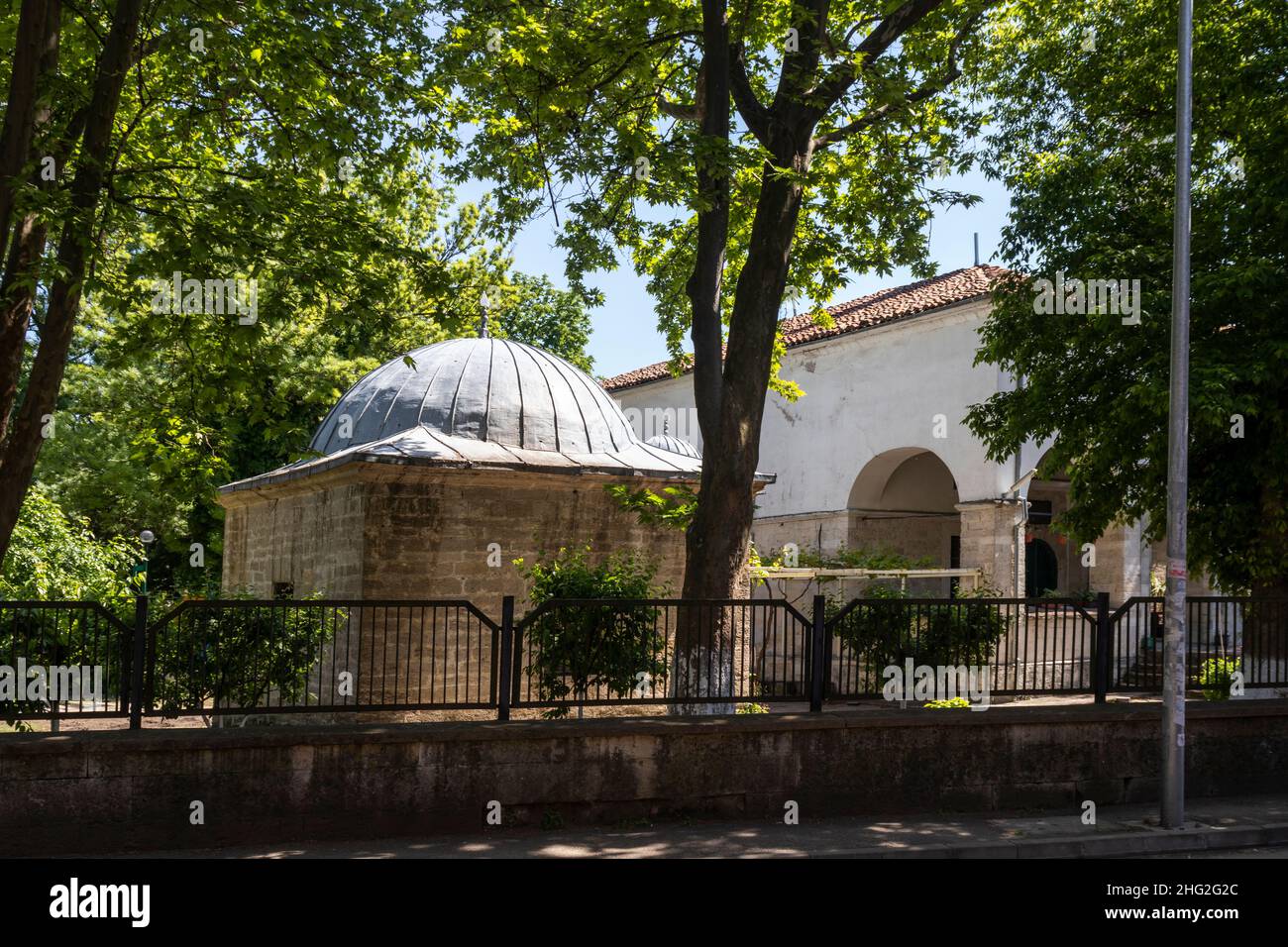 VIDIN, BULGARIA - MAY 23, 2021: Osman Pazvantoglu mosque in town of ...