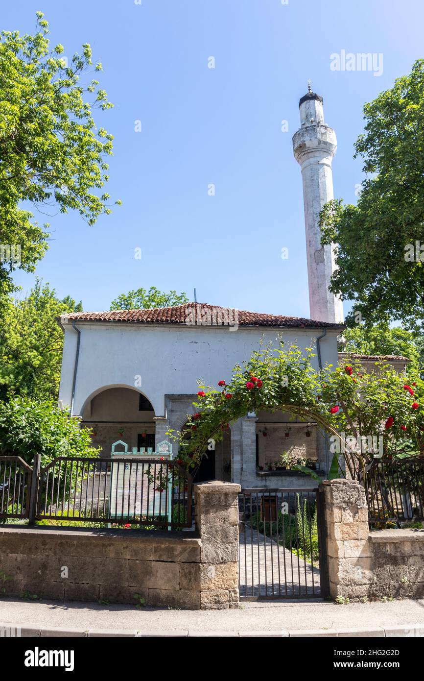 VIDIN, BULGARIA - MAY 23, 2021: Osman Pazvantoglu mosque in town of ...