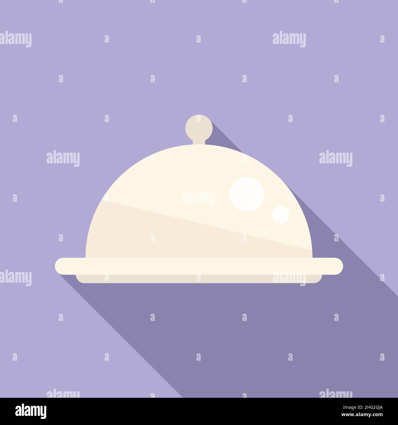 Lunch tray icon flat vector. Dinner meal. Food cafe Stock Vector Image ...