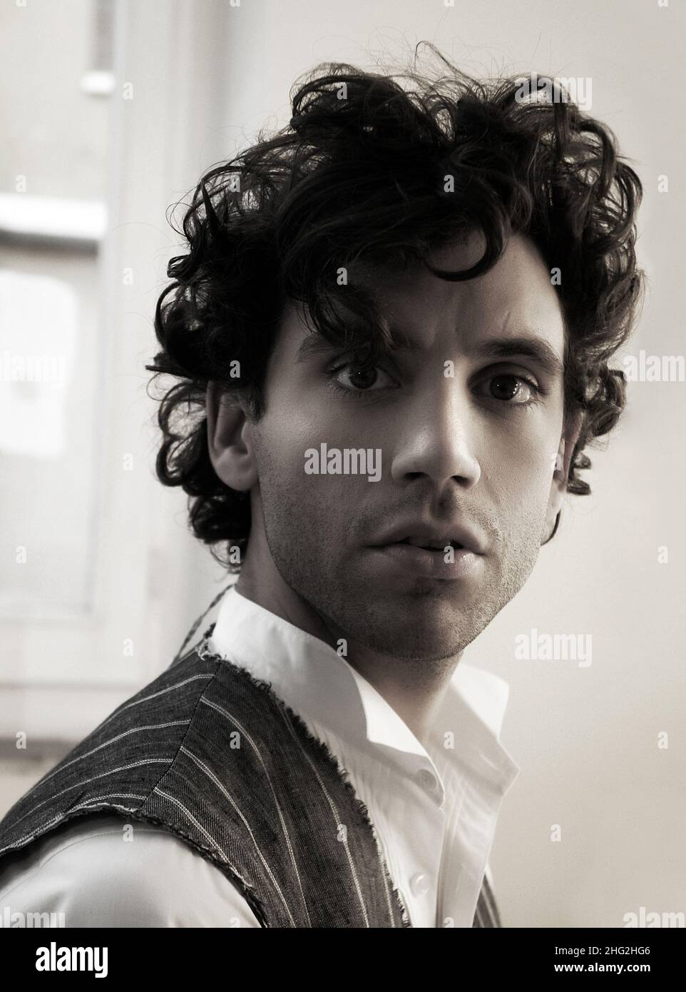 Mika poses for a portrait before appearing on Italian TV show 'Parla ...