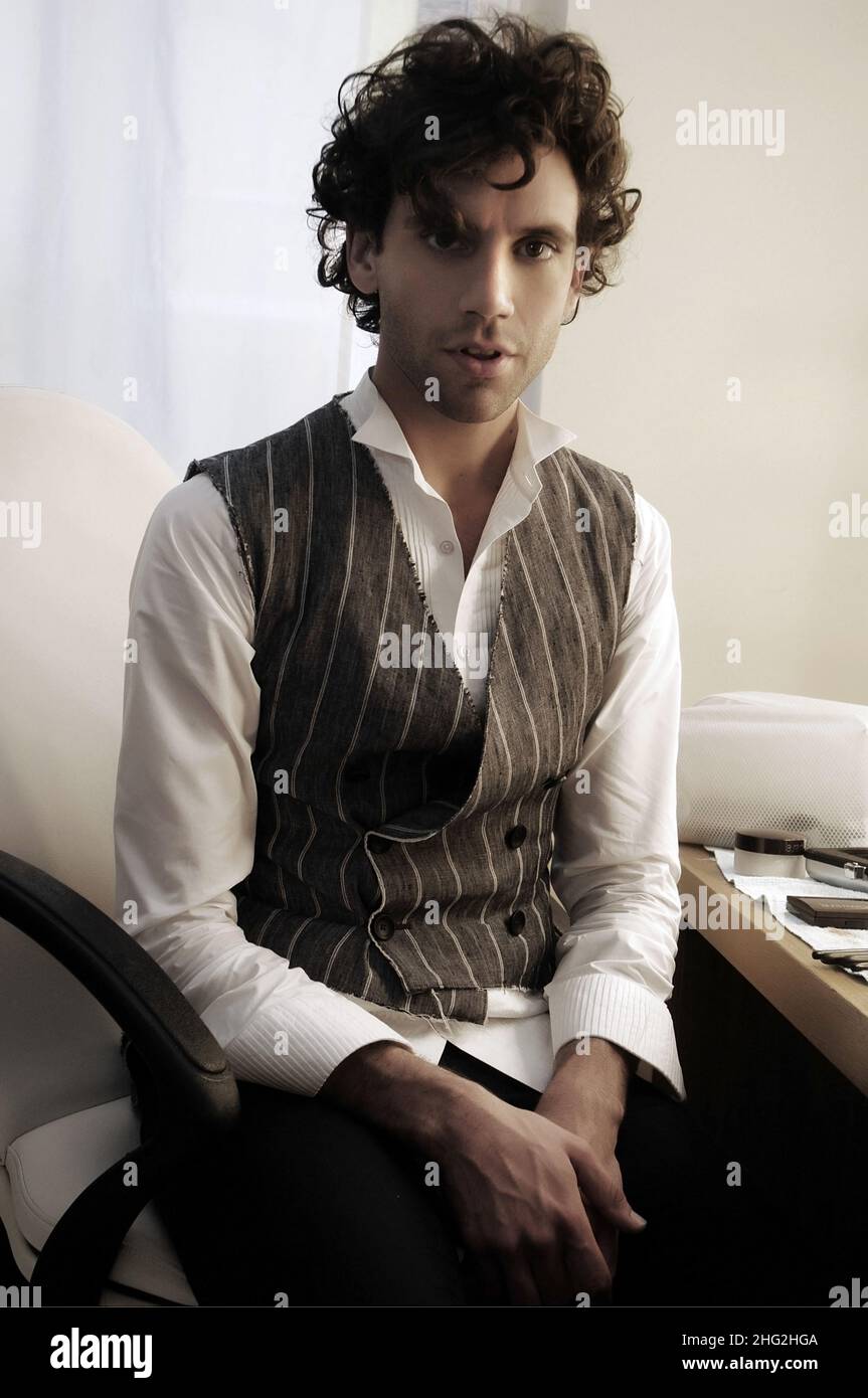 Mika poses for a portrait before appearing on Italian TV show 'Parla ...