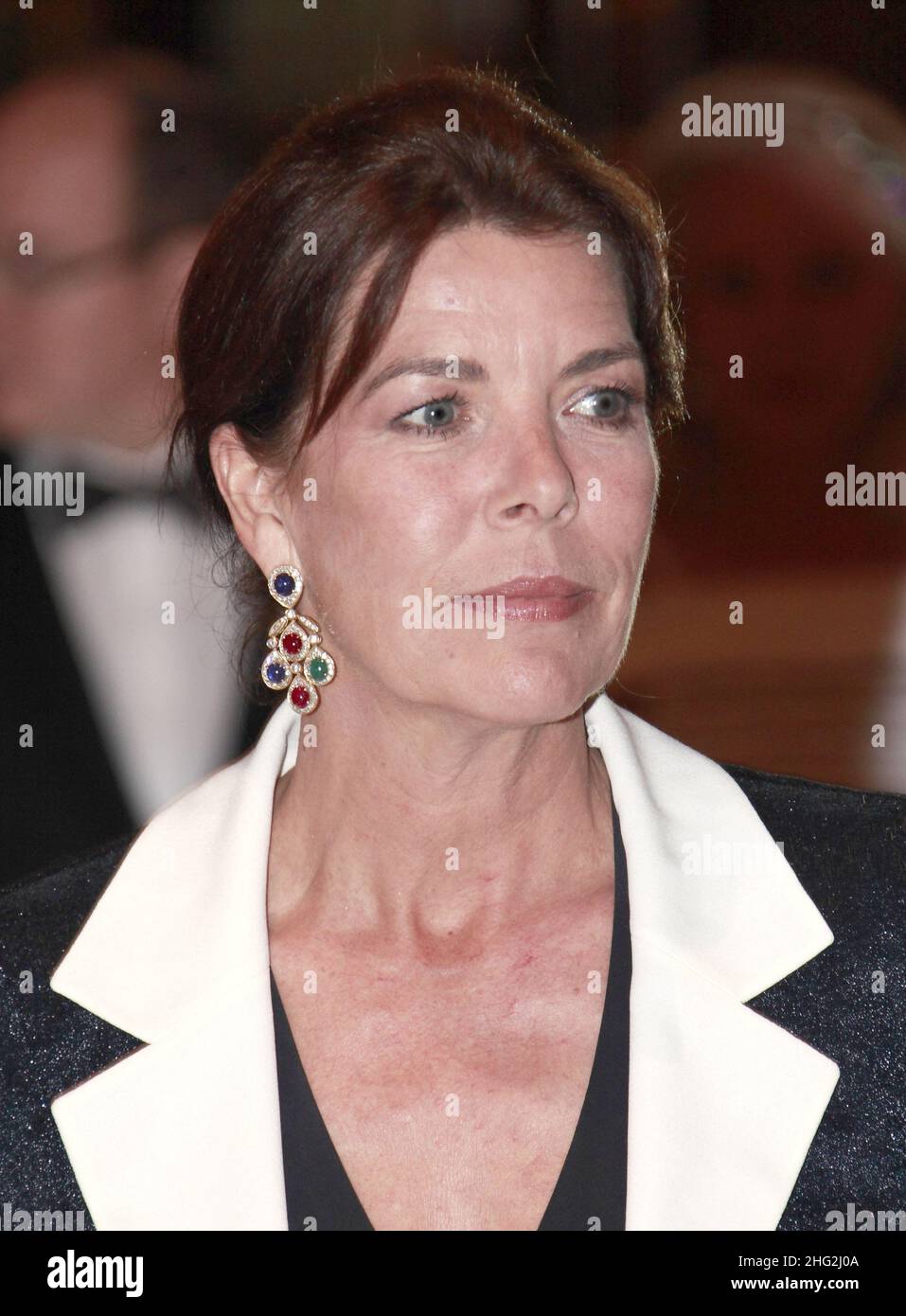 Princess Caroline attends the Annual AMADE Gala night in Monaco Stock ...