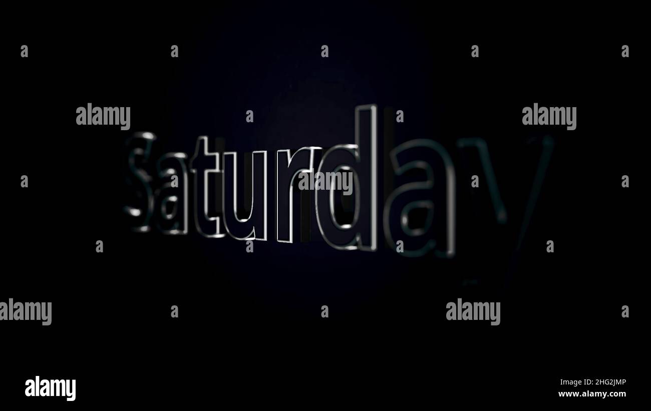 Day week saturday from grey hi-res stock photography and images - Alamy