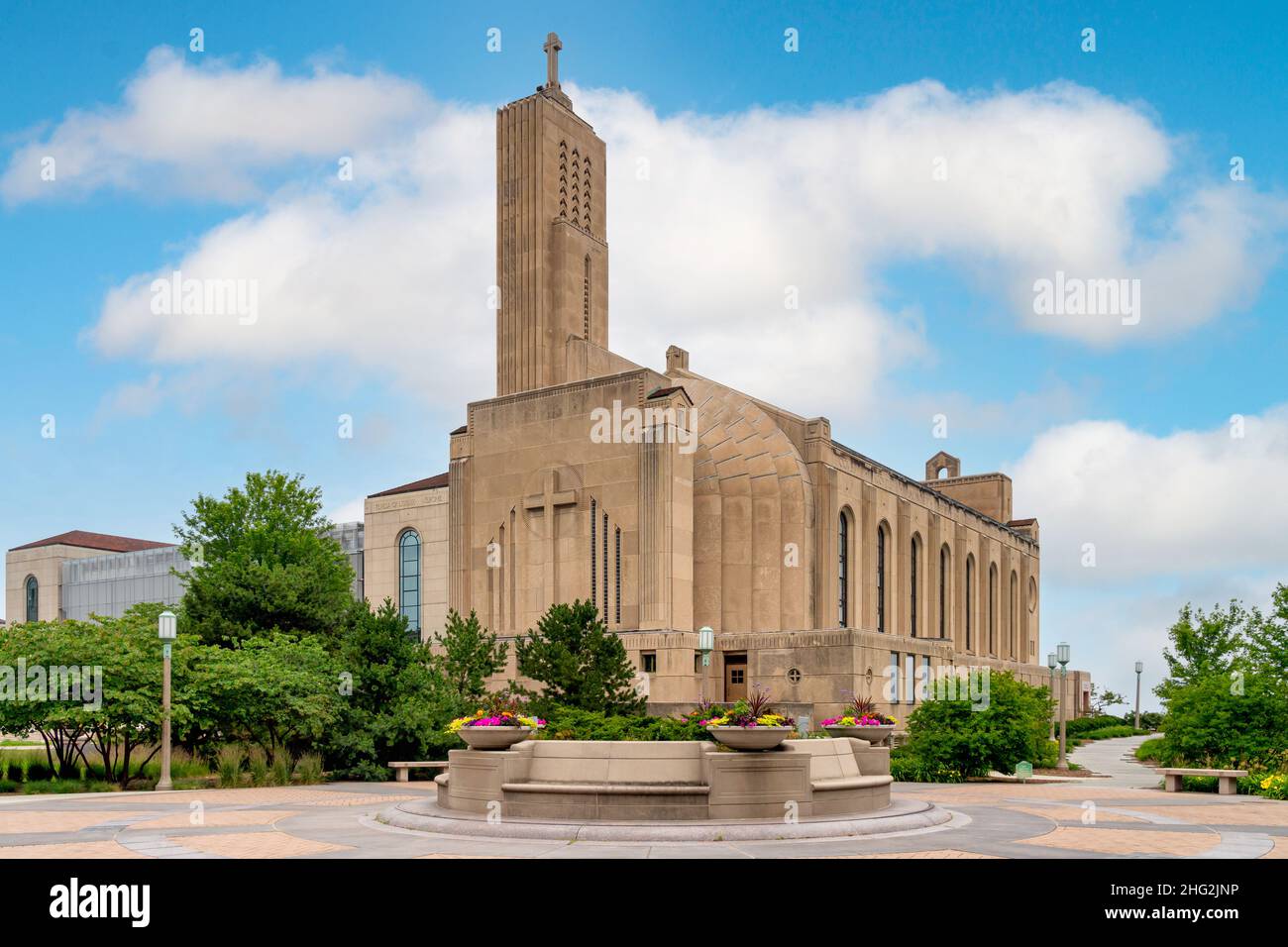 CHICAGO, IL, USA - JUNE 21, 2021: Madonna Della Strada Chape on the ...