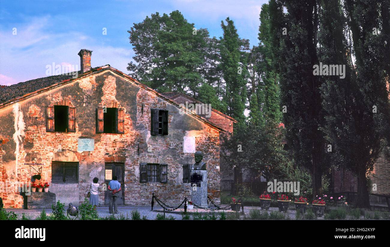 Roncole di Busseto. The birthplace of Giuseppe Verdi.(photo from 1985 ...