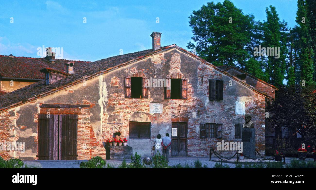 Roncole di Busseto. The birthplace of Giuseppe Verdi.(photo from 1985 ...