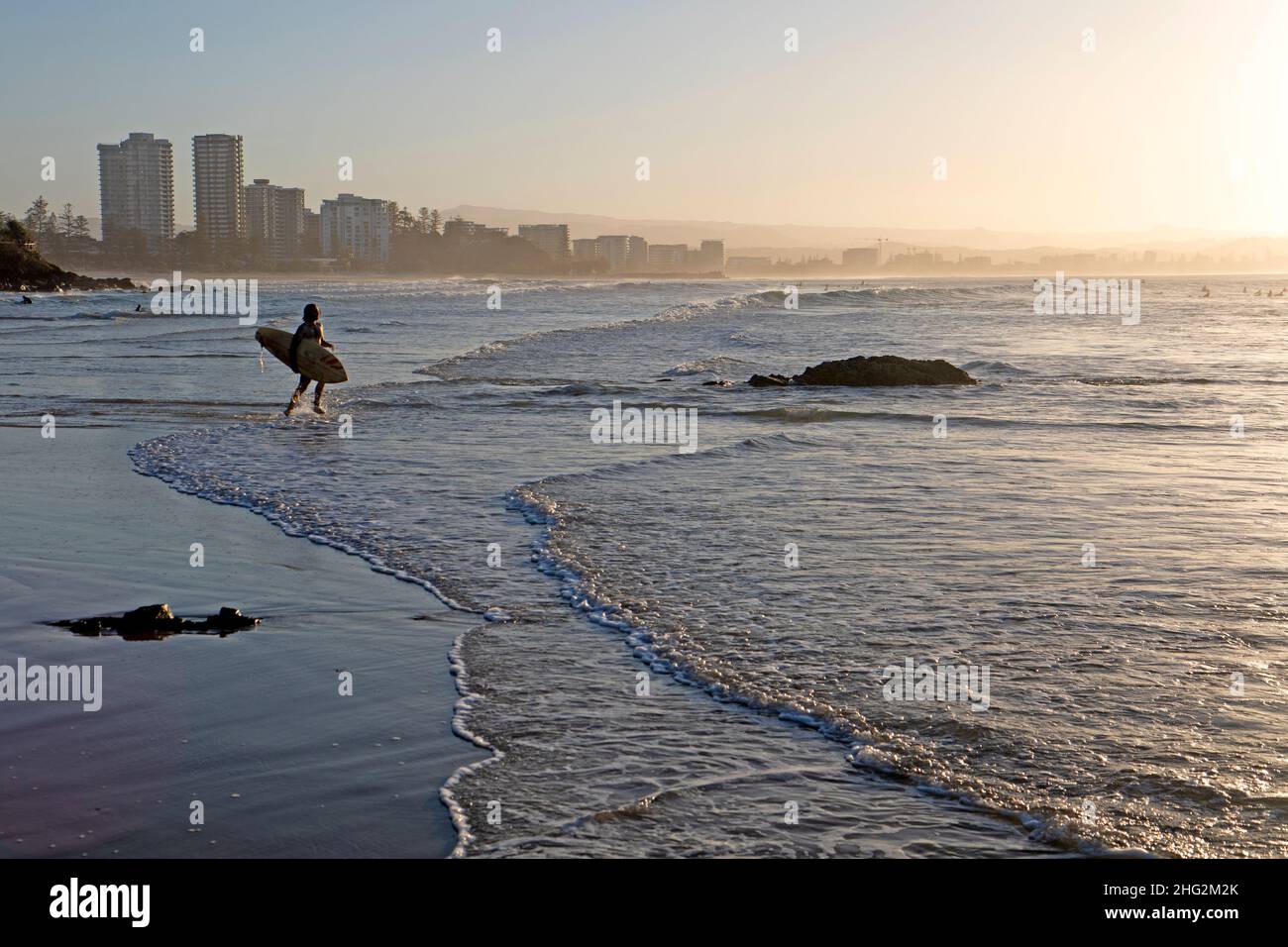 Snapper rocks gold coast sunset hi-res stock photography and images - Alamy