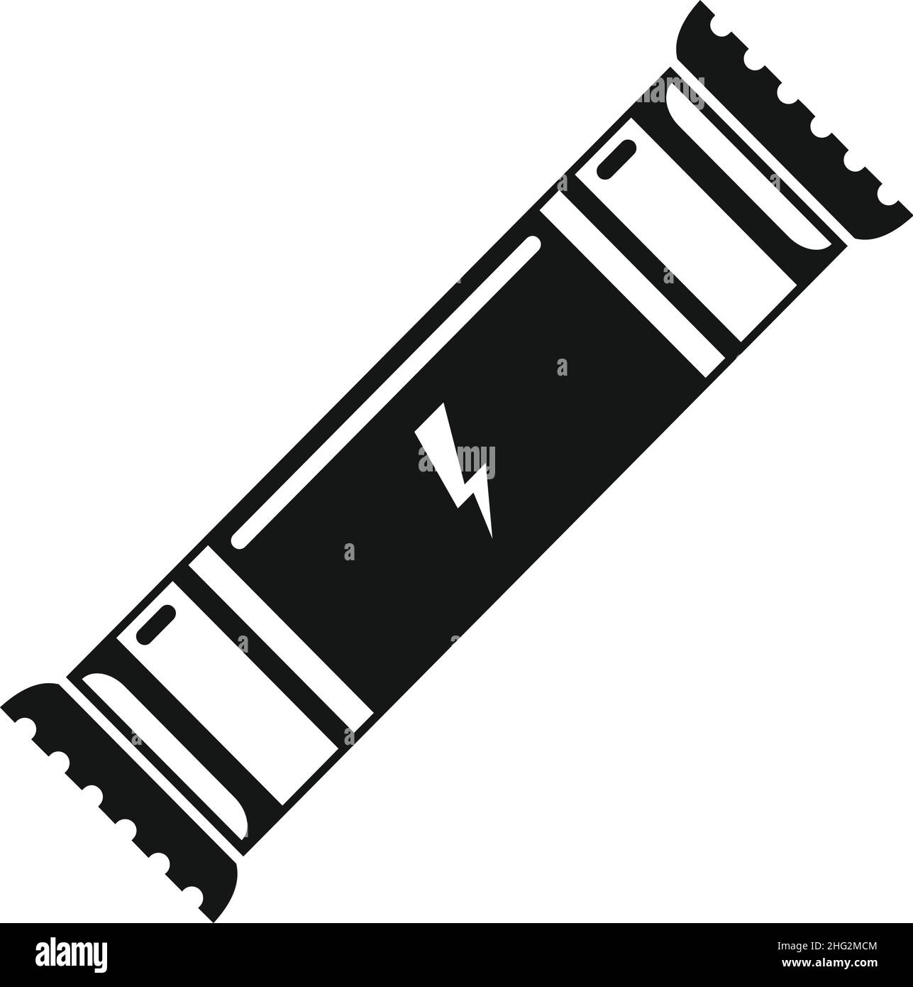 Nutrition snack bar icon simple vector. Granola food. Cereal nut Stock ...