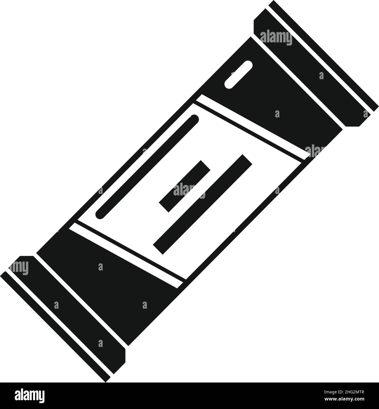 Sugar snack bar icon simple vector. Healthy granola. Sweet pack Stock ...