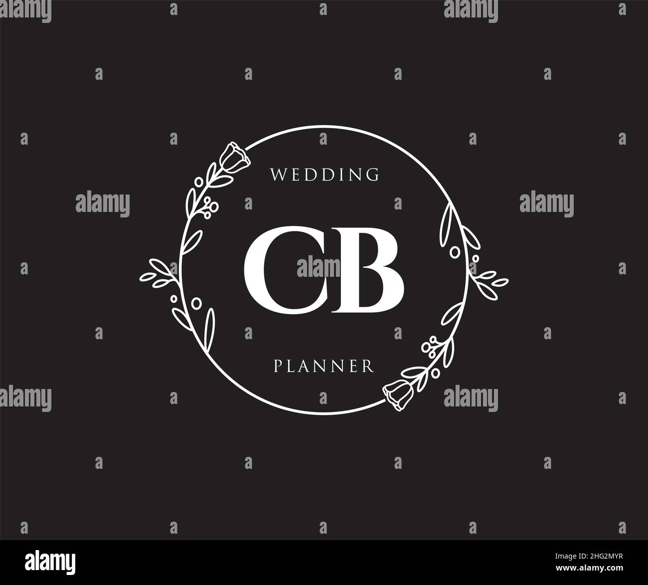 CB feminine logo. Usable for Nature, Salon, Spa, Cosmetic and Beauty ...