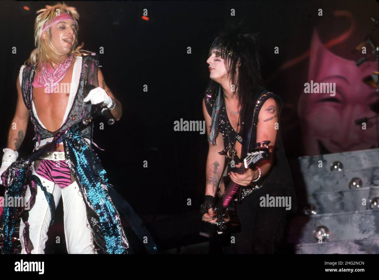 DETROIT - SEPTEMBER 15: Lead vocalist of the heavy metal band Mötley ...