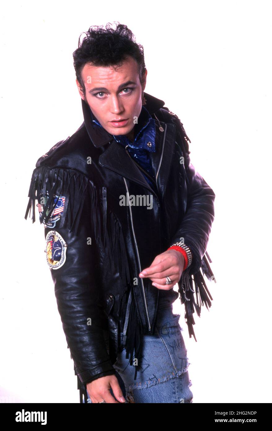 CHICAGO, IL - NOVEMBER 9: English singer and musician Adam Ant poses ...