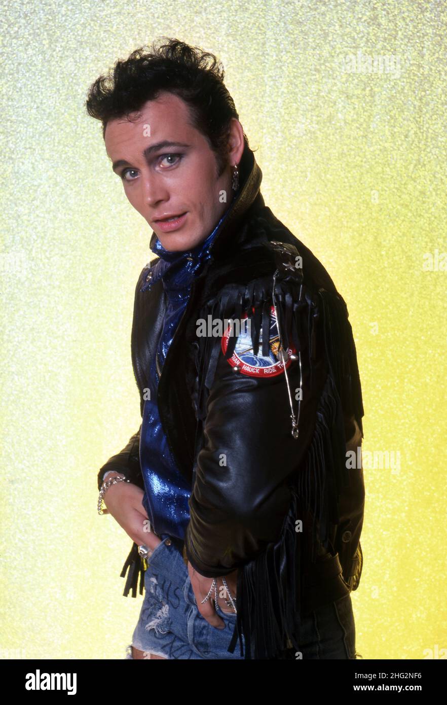 CHICAGO, IL - NOVEMBER 9: English singer and musician Adam Ant poses ...