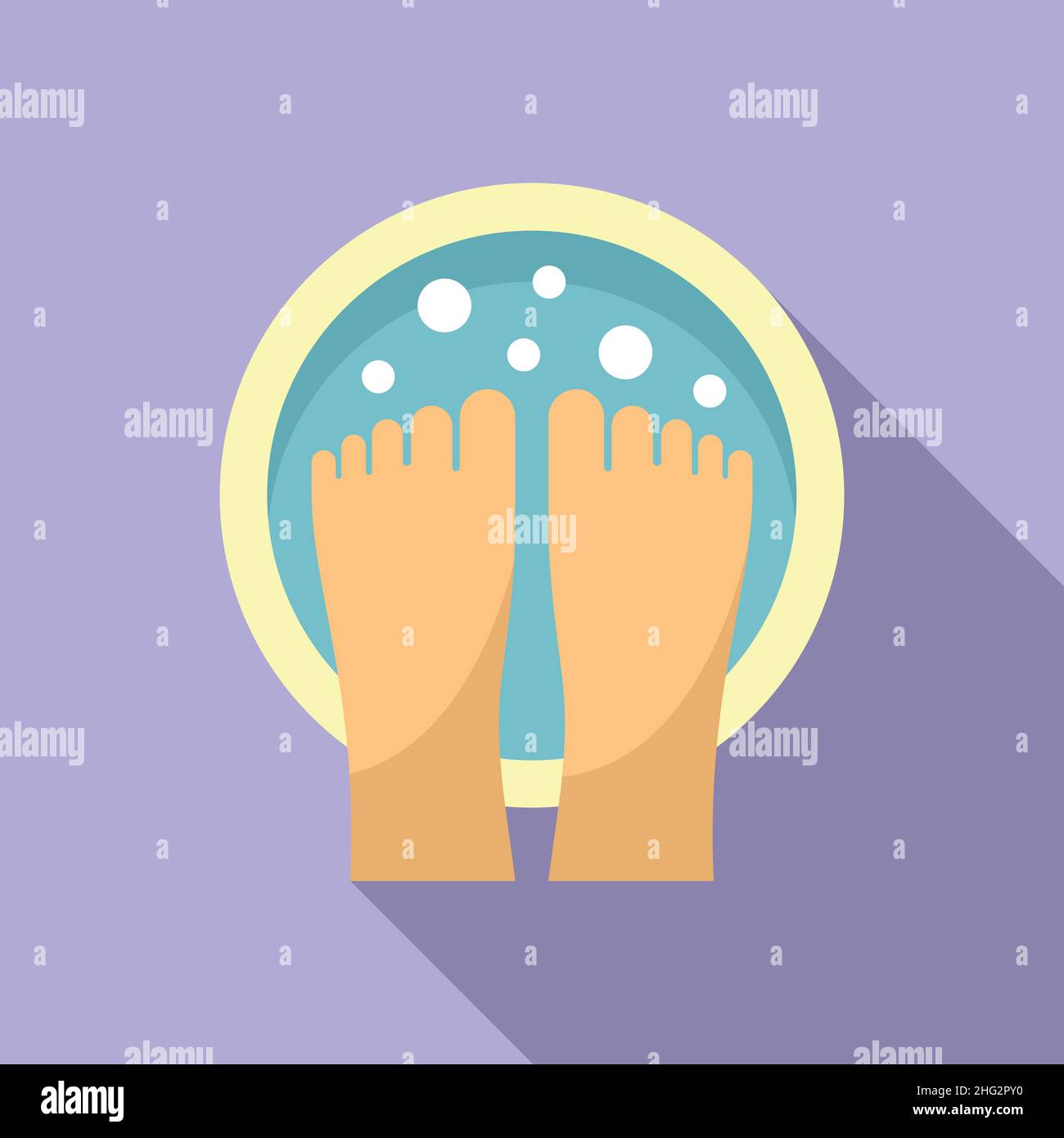 Footbath vector vectors hi-res stock photography and images - Alamy