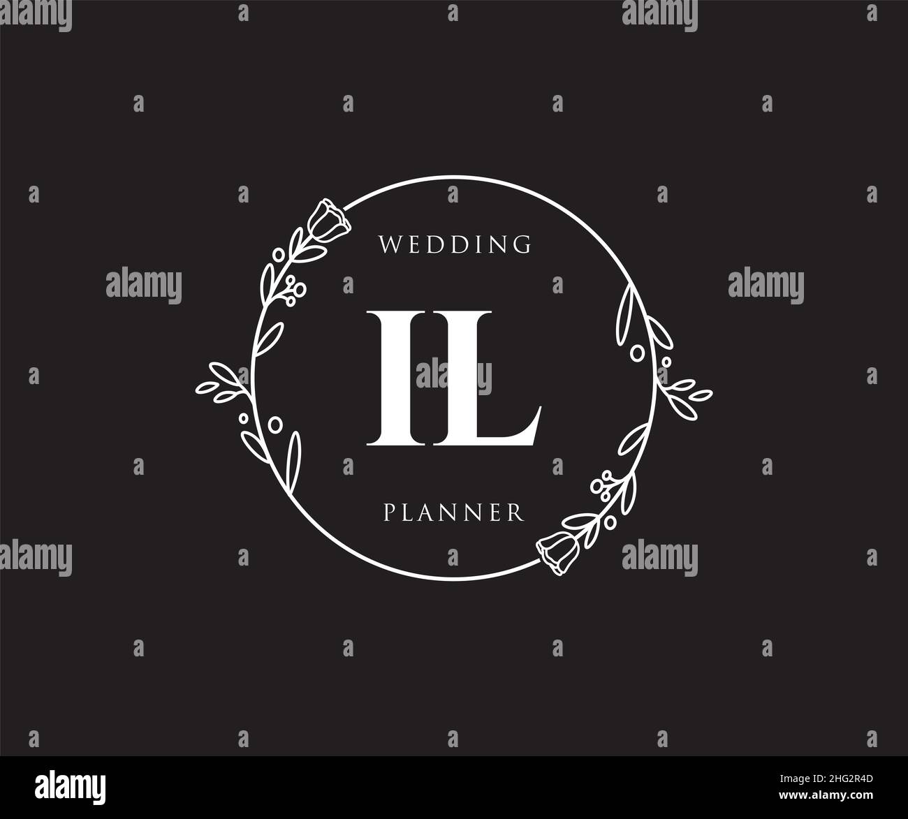 IL feminine logo. Usable for Nature, Salon, Spa, Cosmetic and Beauty ...