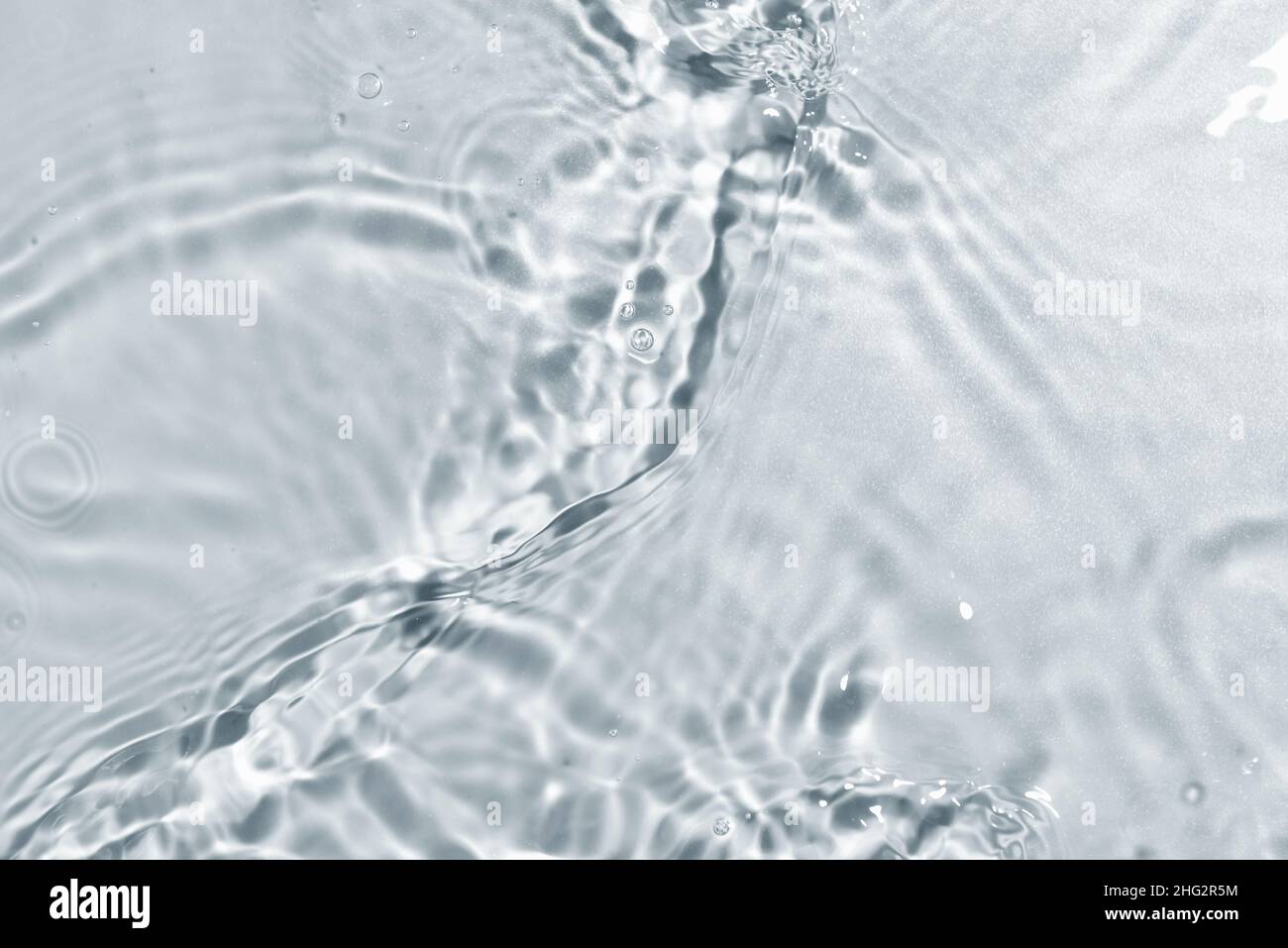 Texture of water on light background Stock Photo - Alamy