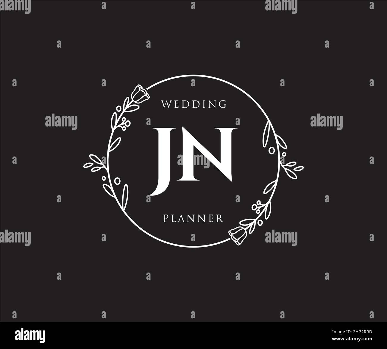 Jn logo Stock Vector Images - Alamy