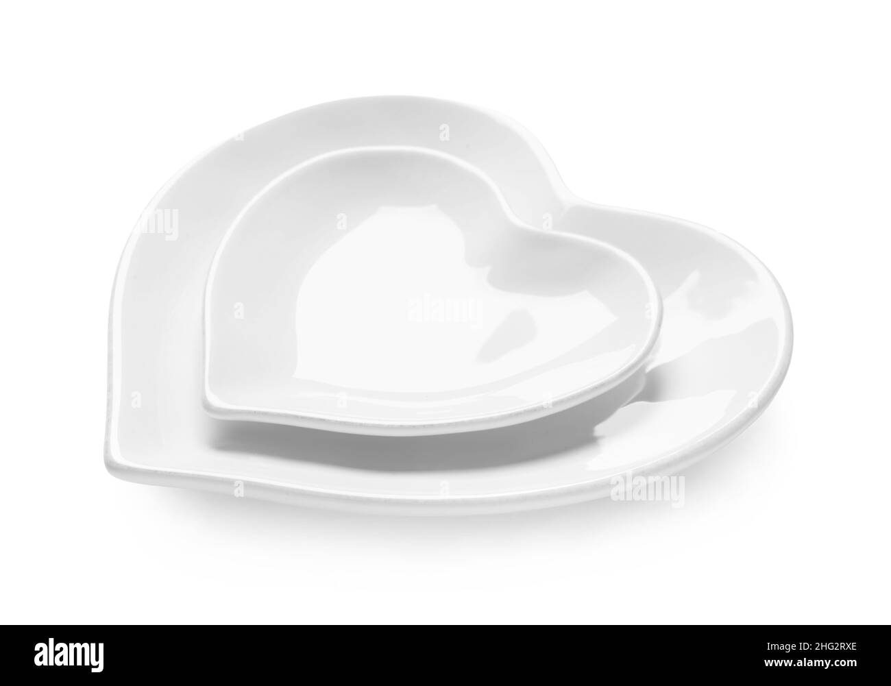 Heart shaped plates on hi-res stock photography and images - Alamy